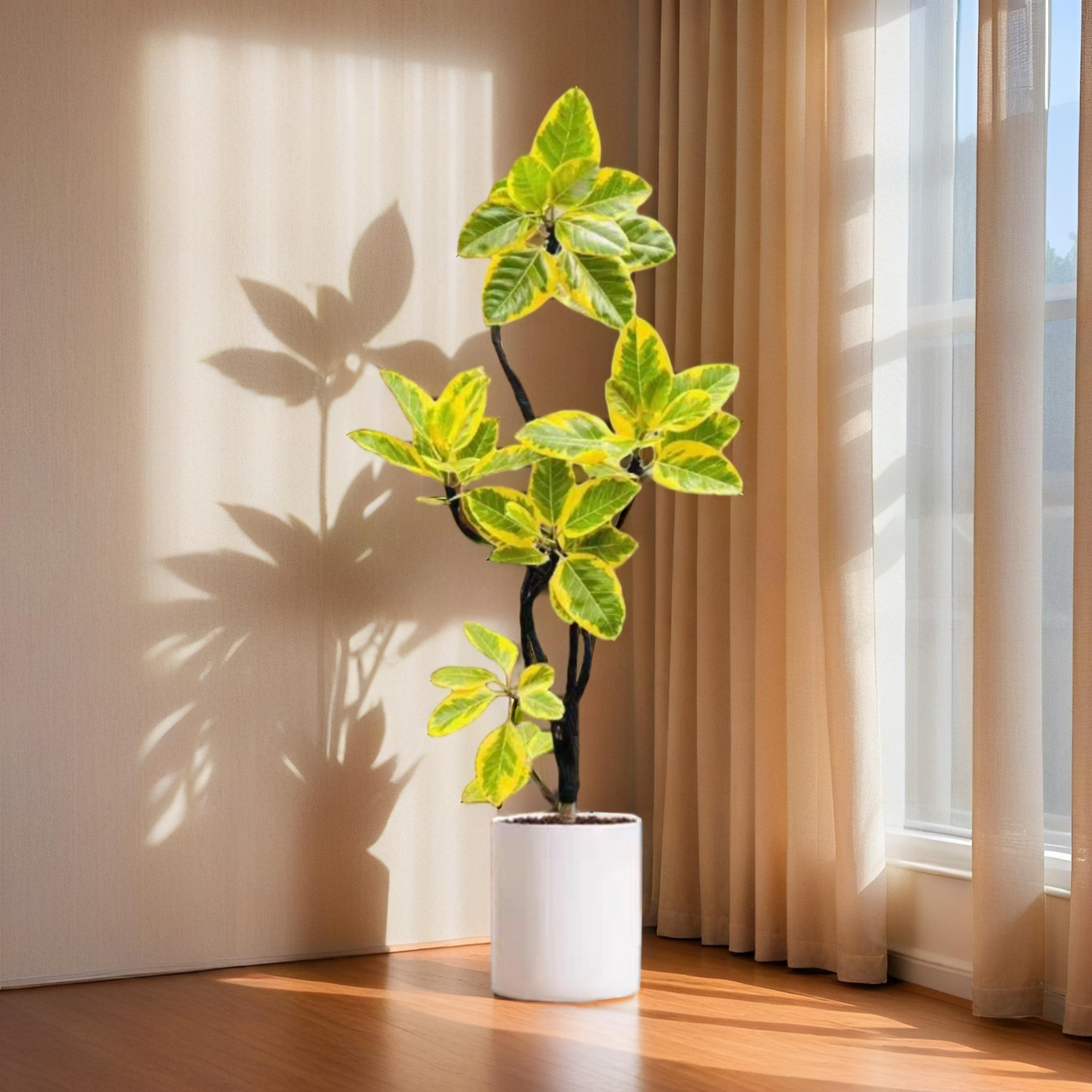 黃金榕-造型樁 Ficus microcarpa 'Golden Leaves'（Golden Ficus） - 森流 GreenFlow ...